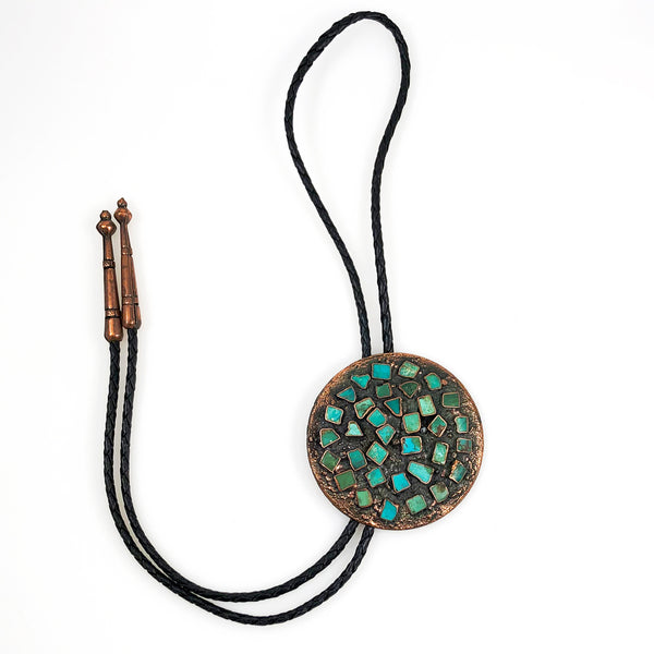 Bell Trading Turquoise & Copper Corinthian Bolo Tie – Estate Beads ...