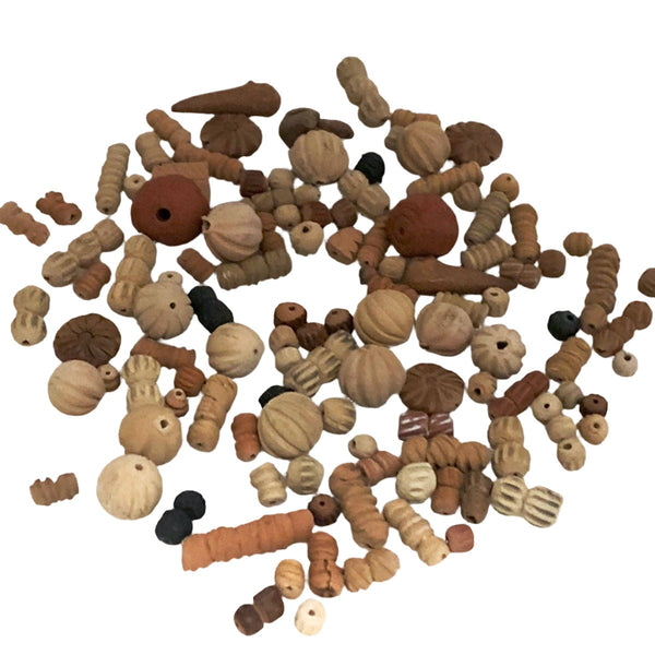 Handmade Clay Beads Mix Earth Tones – Estate Beads & Jewelry