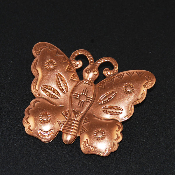 Copper Butterfly Brooch Vintage – Estate Beads & Jewelry