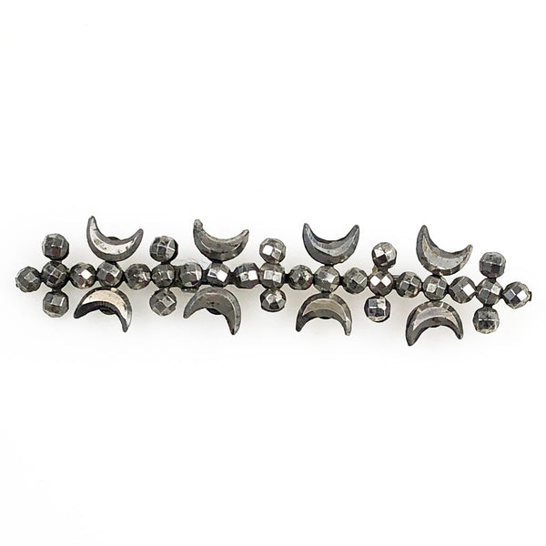 Antique Victorian Cut Steel Bar Pin – Estate Beads & Jewelry