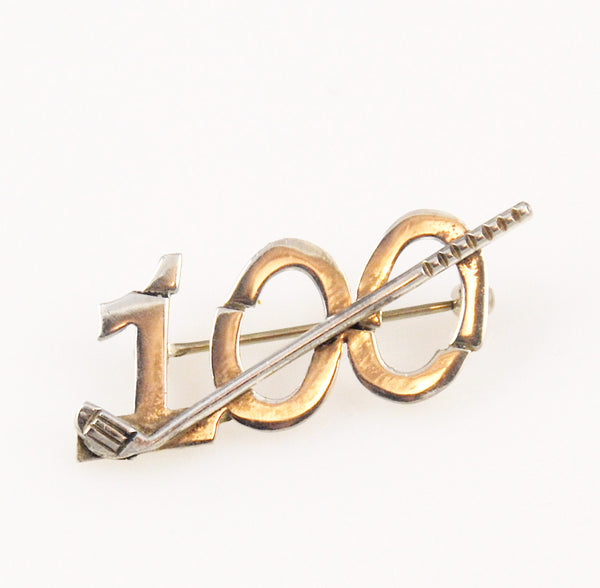 Doskow Golf Sterling Silver Brooch 100 - Estate Beads & Jewelry