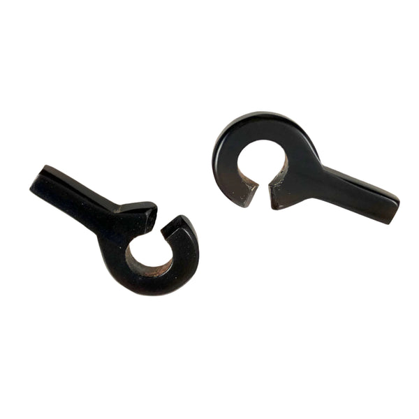 Black Horn Lock Clasps – Estate Beads & Jewelry
