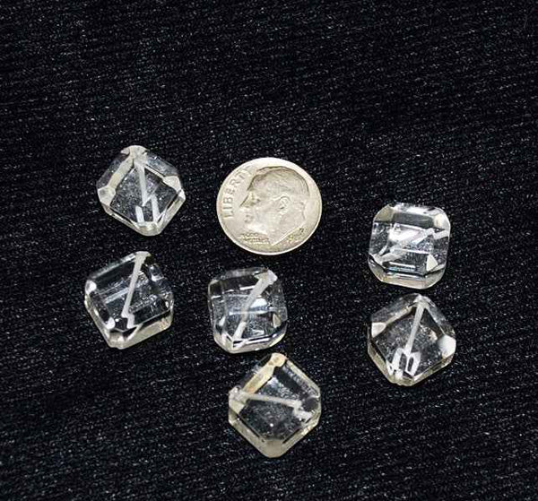 Vintage Rock Quartz Crystal Cube Beads 12mm – Estate Beads & Jewelry