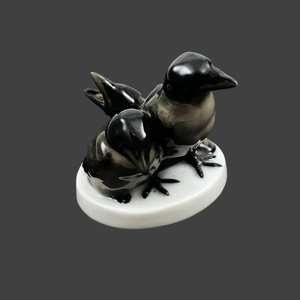 Rosenthal Young Jackdaw Three Bird Porcelain # 751 – Estate Beads & Jewelry