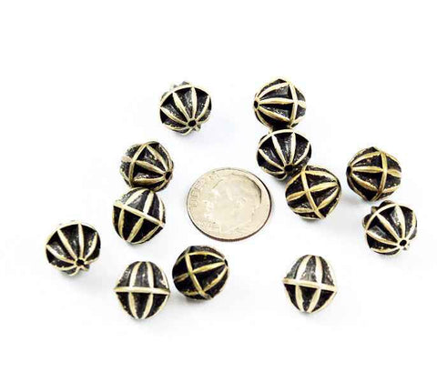 Vintage Silver Plated Acorn Beads (8) – Estate Beads & Jewelry