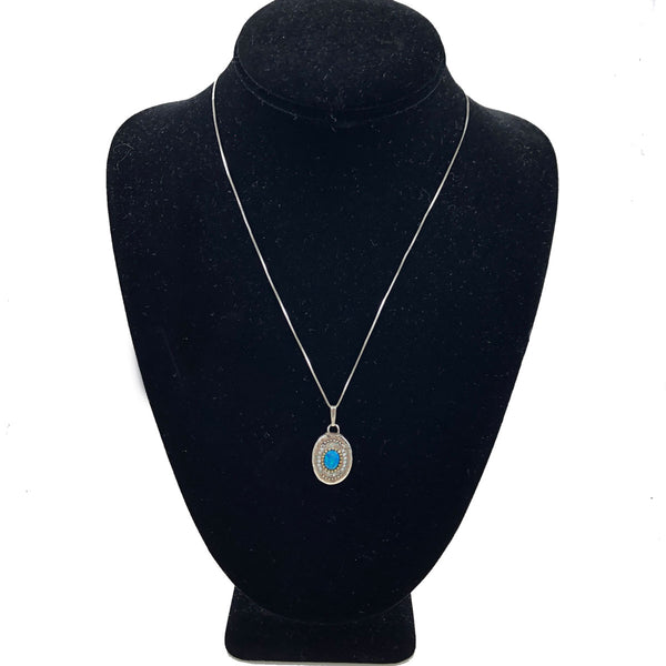 Orit Schatzman Opal Pendant Necklace Sterling Silver - Estate Beads ...