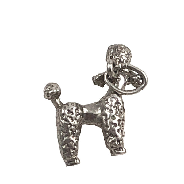 Sterling Silver Poodle Charm – Estatebeads
