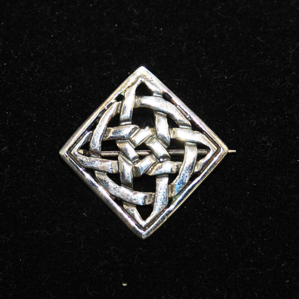 Sterling Celtic Eternity Knot Brooch – Estate Beads & Jewelry