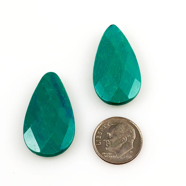 Faceted Turquoise Pendants Vintage – Estate Beads & Jewelry