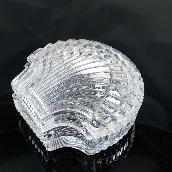 Waterford Crystal Scallop Shell Box - Estate Beads & Jewelry